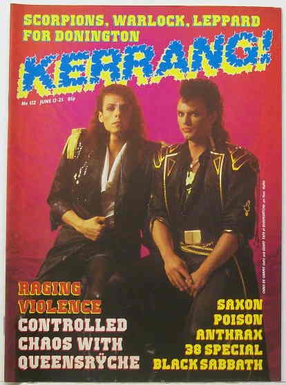 Queensryche in Kerrang 1986 – Every record tells a story