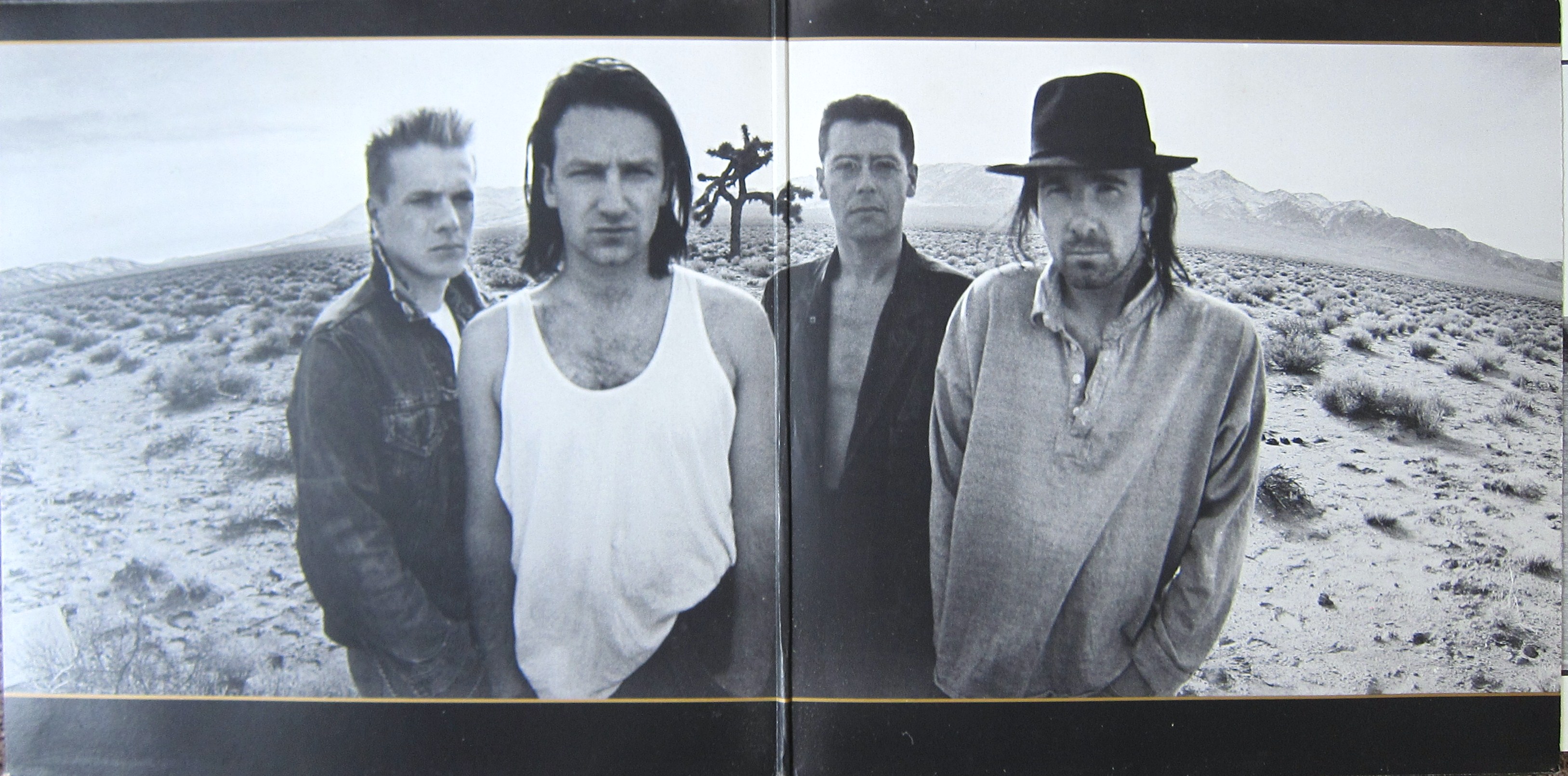 U2 Joshua Tree gatefold inner – Every record tells a story